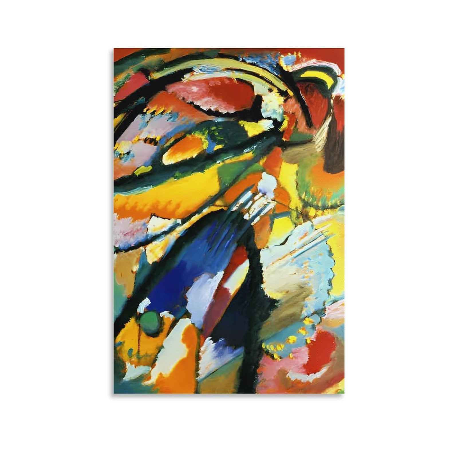 An Angel of The Last Judgement (1911) by Wassily Kandinsky Painting ...