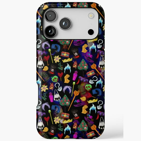 An Animated Villain Icons Themed Creepy Graphic iPhone 11 through 17 ...