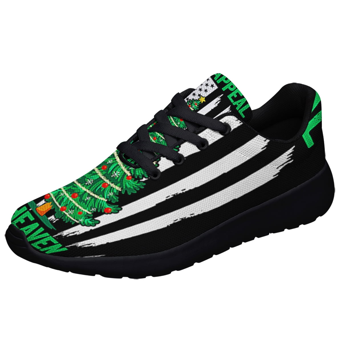 An Appeal To Heaven ChriStas Pine Tree Shoes Sneakers Black Size 9 ...
