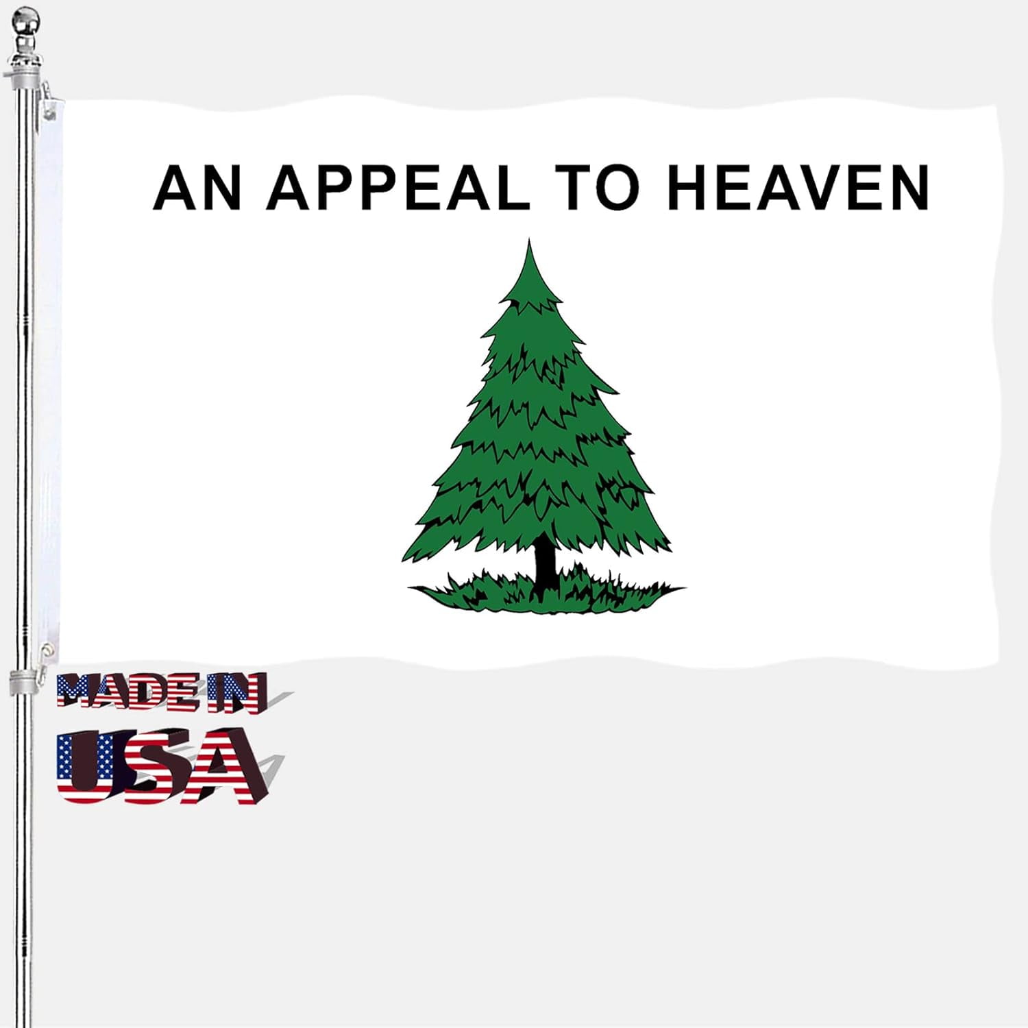 An Appeal to Heaven Flag 3x5 Double Sided Outdoor Heavy Duty Pine Tree ...
