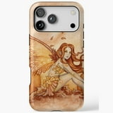 An Autumn Fae Themed Magical Fairy Graphic Art iPhone 11 through 17 Pro ...