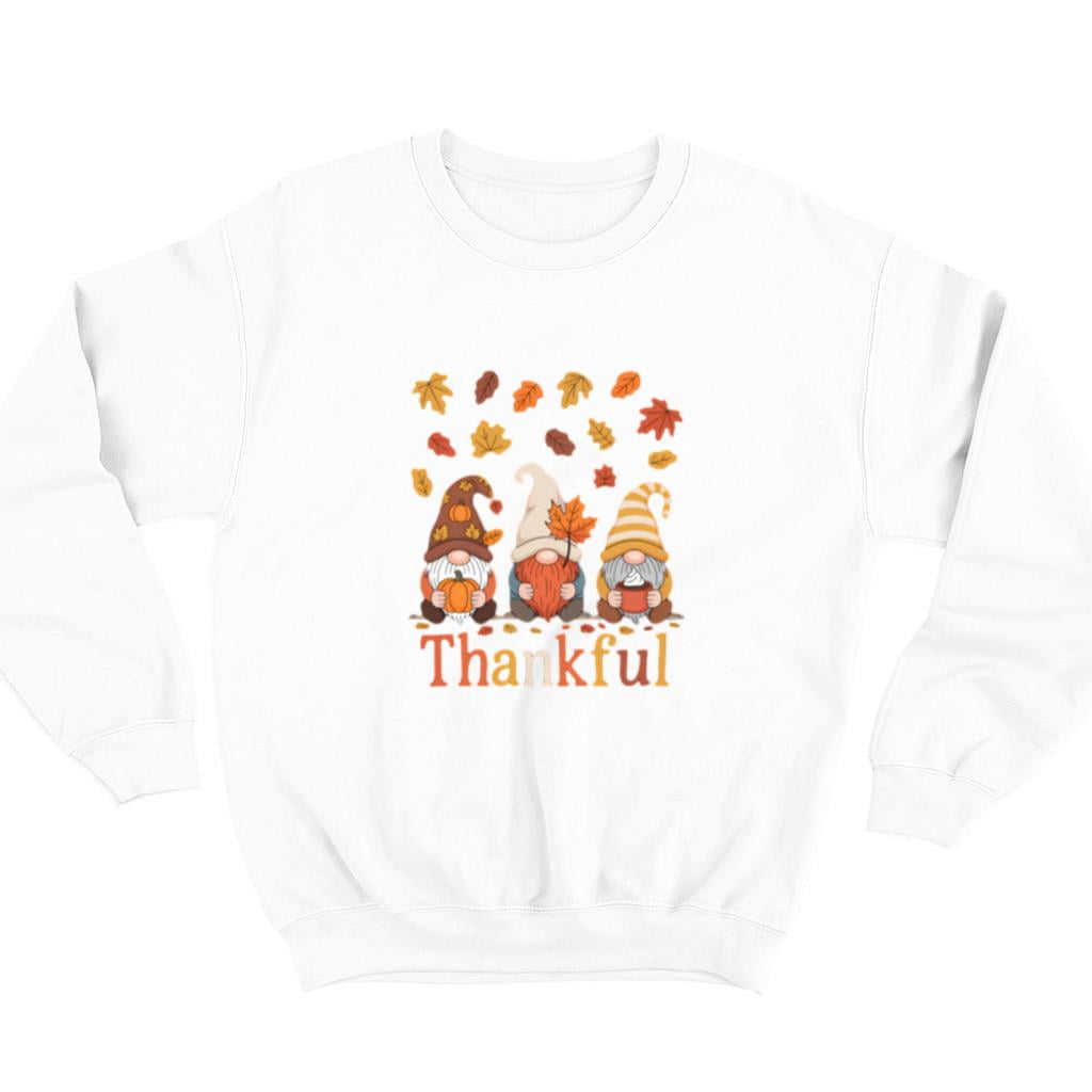 An Autumn Fall Gnomies Cute For Three Thankful Gnomes Themed Graphic ...