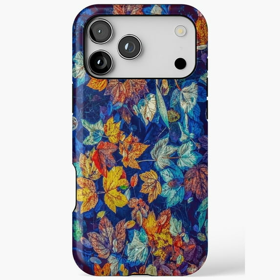 An Autumn Fall Leaves Pattern Halloween Gift iPhone 11 through 17 Pro ...