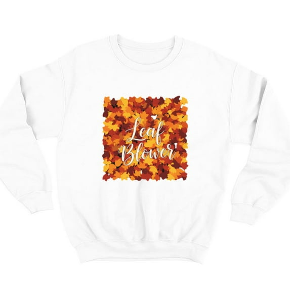 An Autumn Leaf Pattern Fall Design For A Leaf Blower Typography ...