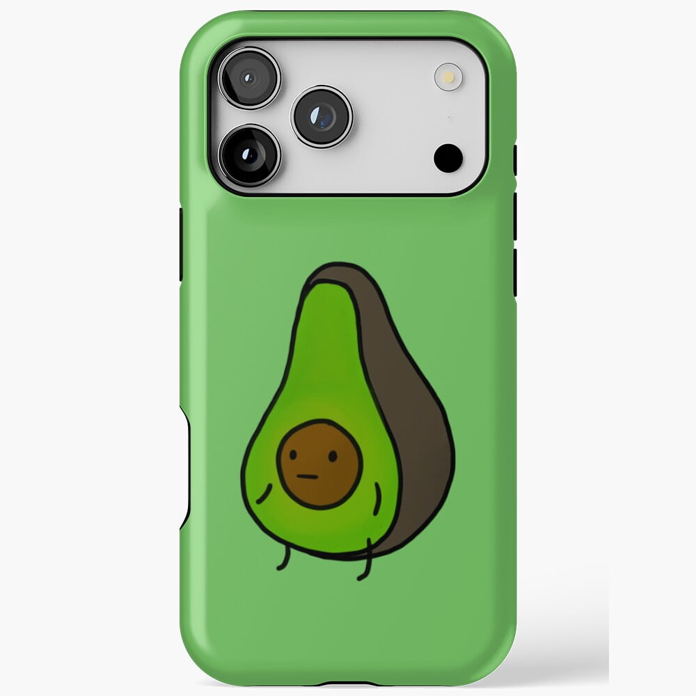 An Avocado Minimal Fruit Illustration Phone Case Compatible iPhone 17 ...
