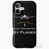 An Easily Distracted By Planes Aviation Pilot iPhone 11 12 13 14 15 16 ...
