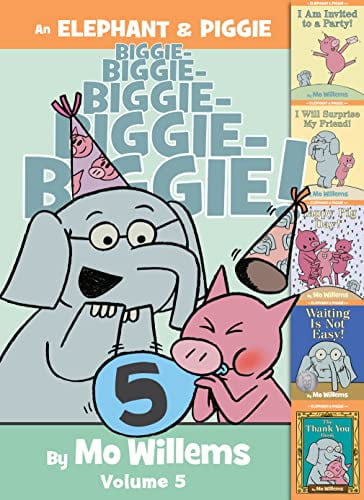 Pre-Owned An Elephant & Piggie Biggie!, Volume 5 by Mo Willems ...