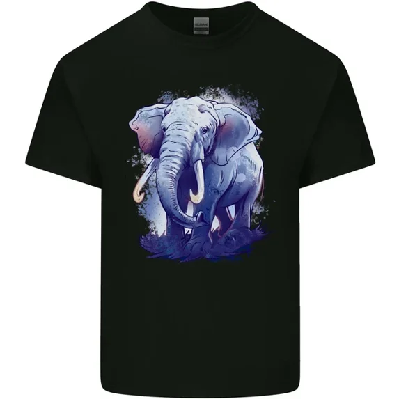 An Elephant Watercolour T-Shirt - Walmart.com