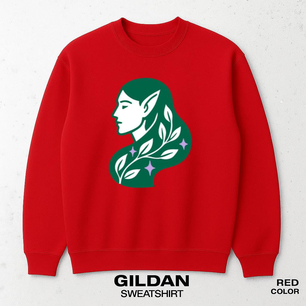 An Elf Profile Cute Simple Holiday Christmas Father Helper Design ...