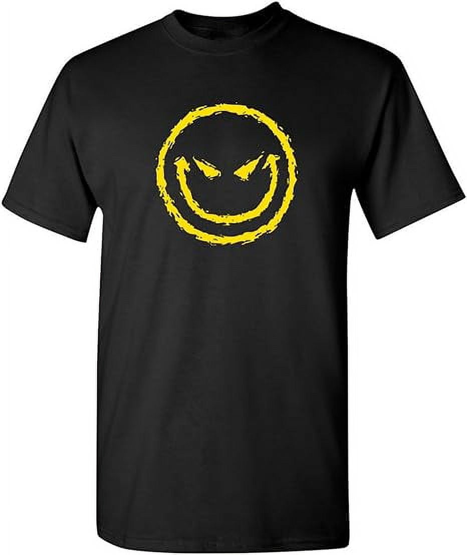 An Evil Smile Face For A Sarcastic And Funny Person Unisex T-Shirt up ...