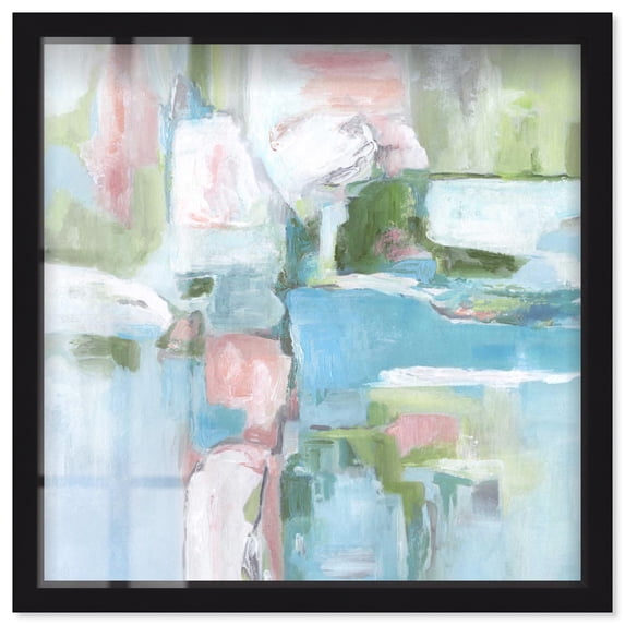 An Explosion of Colors Shadowbox Print Blue Wall Decor by Art Remedy ...