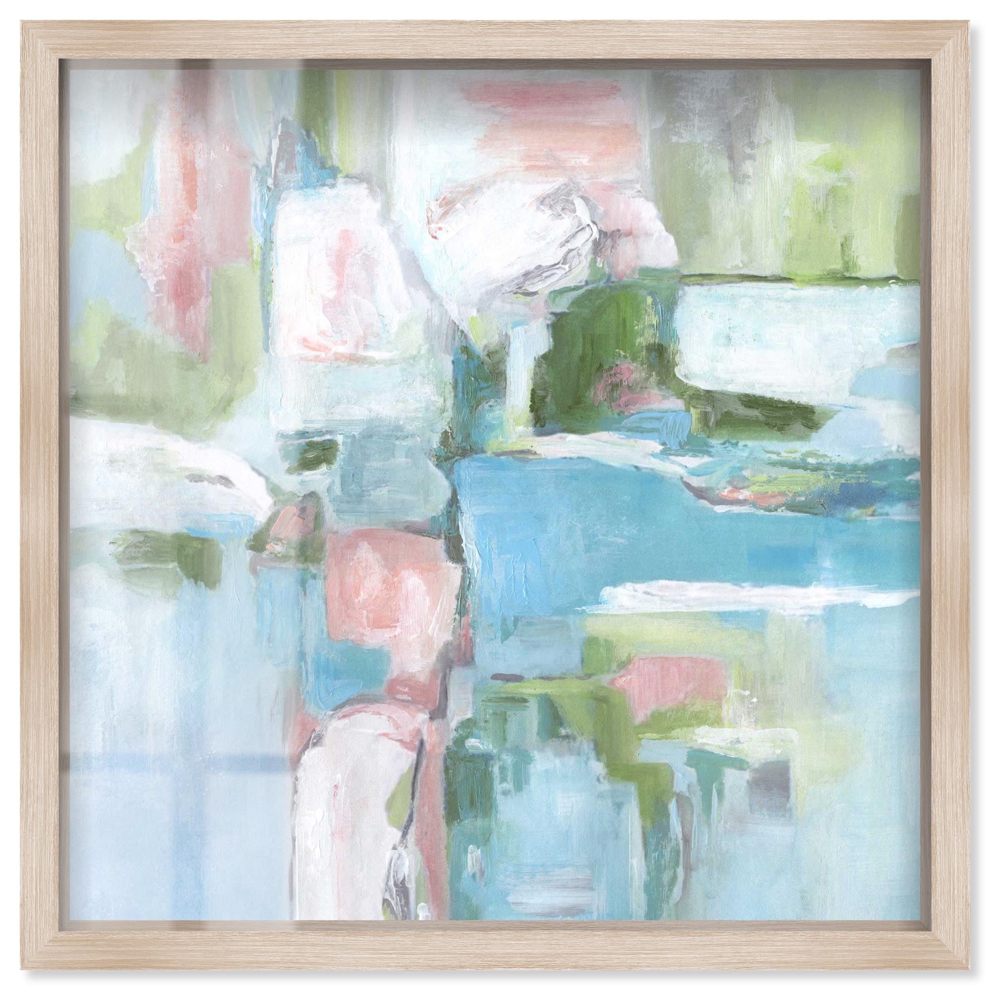 An Explosion of Colors Shadowbox Print Blue Wall Decor by Art Remedy ...