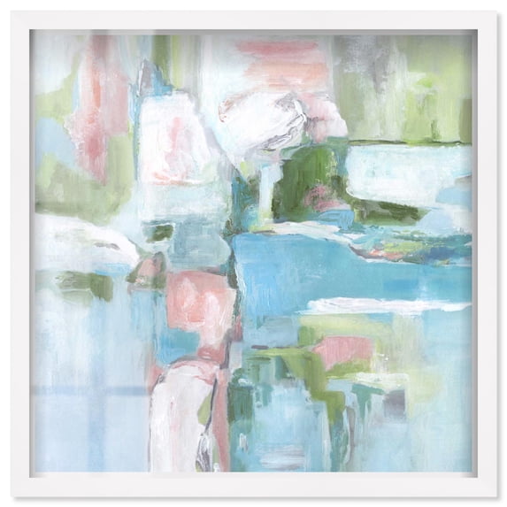 An Explosion of Colors Shadowbox Print Blue Wall Decor by Art Remedy ...