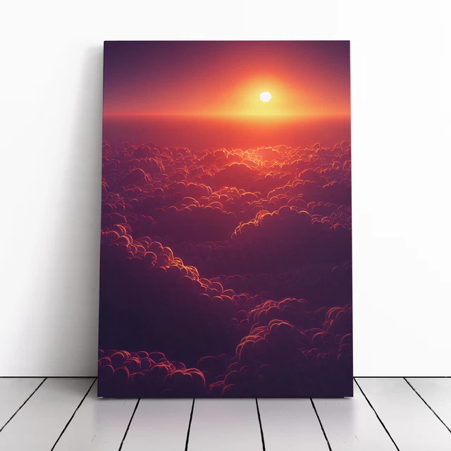 An Expressive Sunset Wall Art Print Home Office Decor Art Home Decor ...
