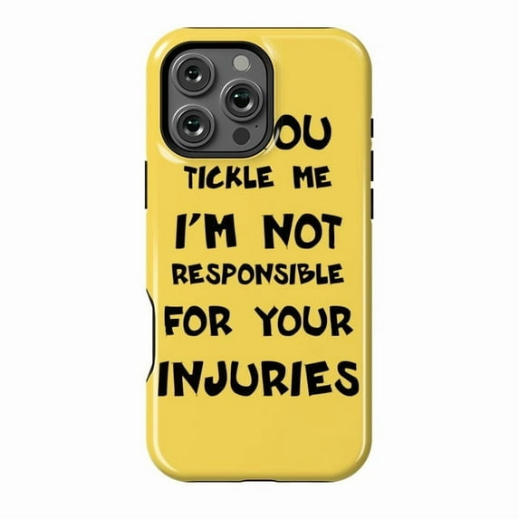 An If You Tickle Me Themed Humorous And Playful Tough Case for iPhone 11-17 - Walmart.com