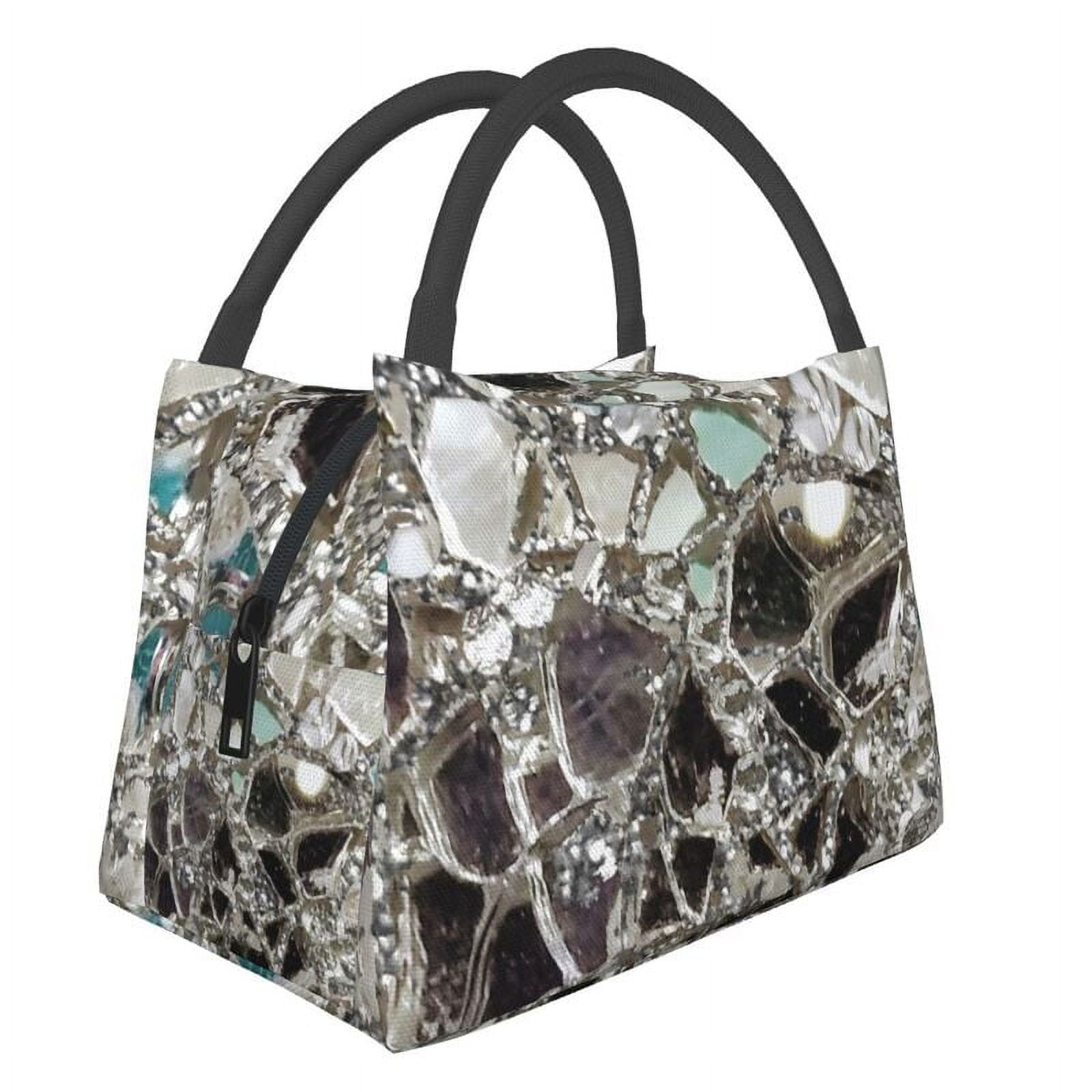 An Image Of An Explosion Of Sparkly Silver Glitter Thermal Insulated ...