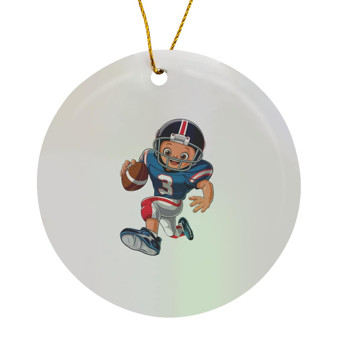3drose, an Image of Funny Football Player with a Ball in His Hand Sport ...