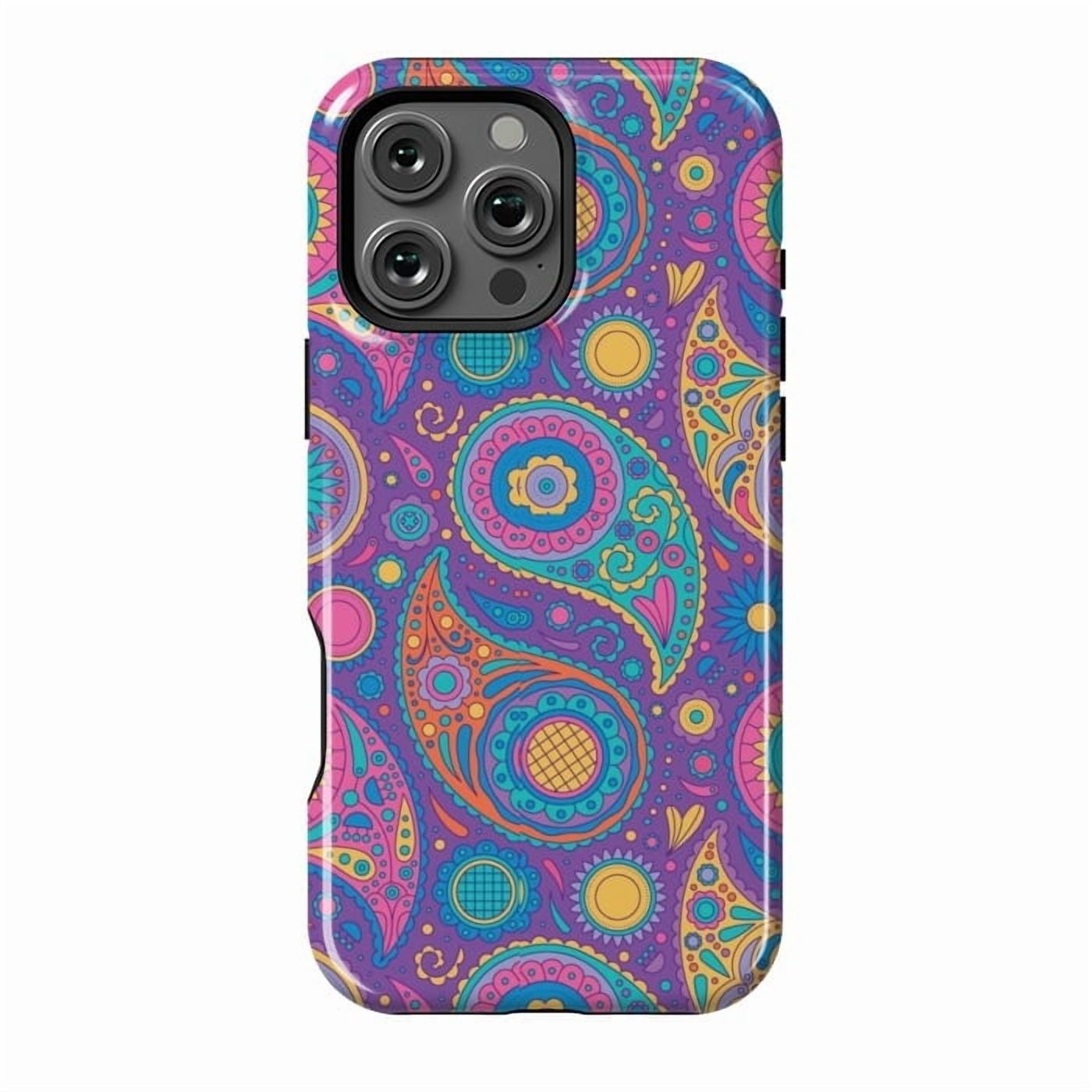 An Intricate And Spiritual Purple Mandala Print 4 Tough Case for iPhone ...