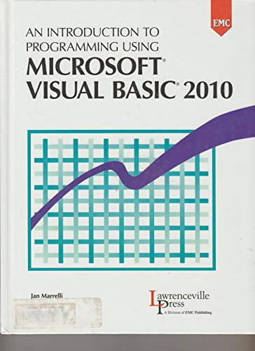 Pre-Owned An Introduction to Programming Using Microsoft Visual Basic 2010 Paperback - Walmart.com
