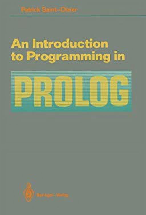 Pre-Owned An Introduction to Programming in PROLOG (Paperback) 0387971440 9780387971445 ...
