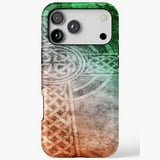 An Irish Cross Celtic Art Color Themed Graphic iPhone 11 through 17 Pro ...
