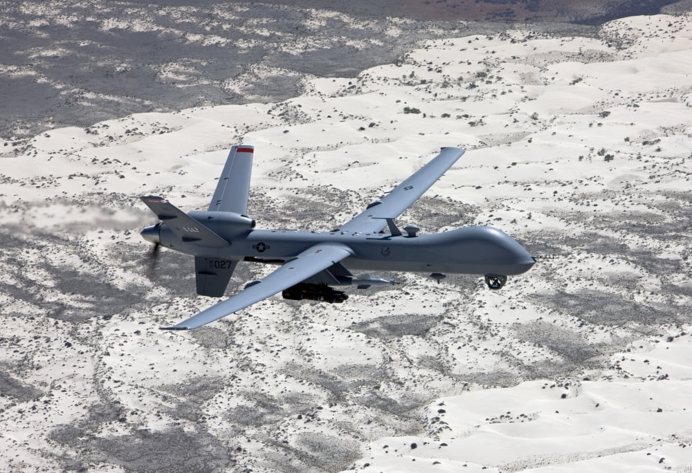StockTrek Images PSTHGP100049M An Mq-9 Reaper Flies A Training Mission ...