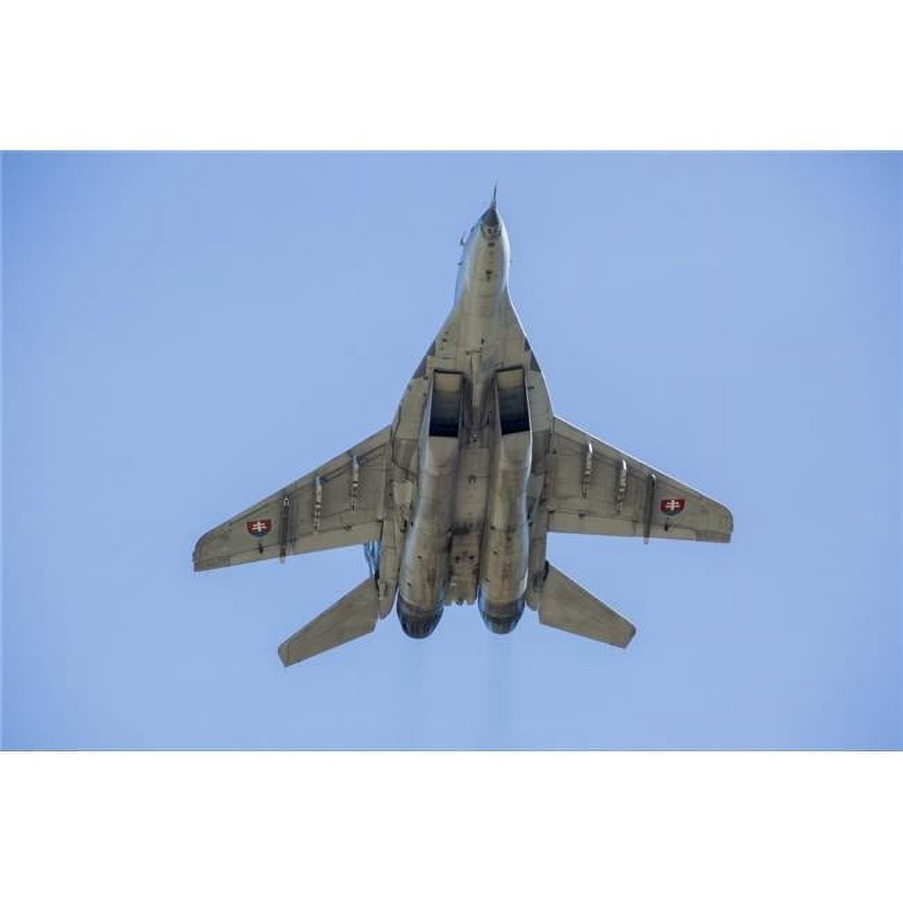 An MiG-29AS Fulcrum of the Slovak Air Force in flight Poster Print ...