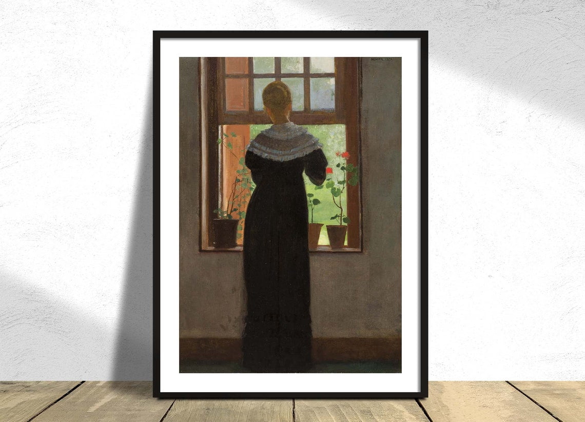 An Open Window Winslow Homer Vintage Exhibition Illustration ...