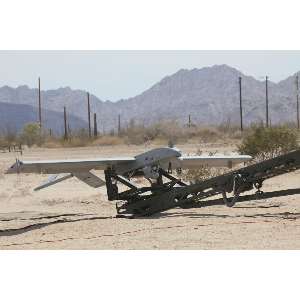 An RQ-7 Shadow unmanned aerial vehicle ready to launch Poster Print ...