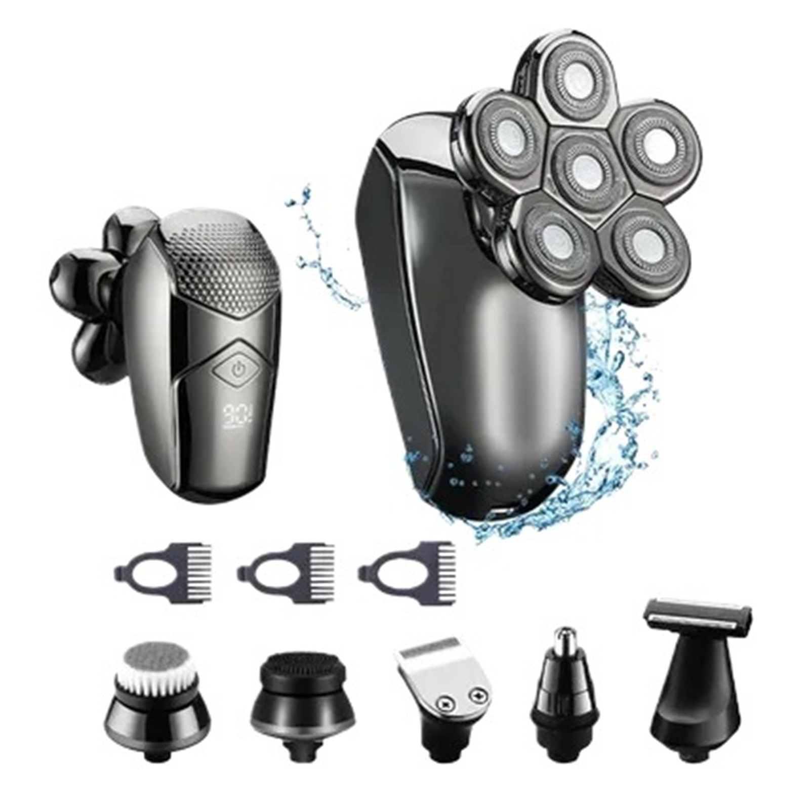 An electric razor Mens 5D Floating Five-blade Head Electric Nose Hair ...
