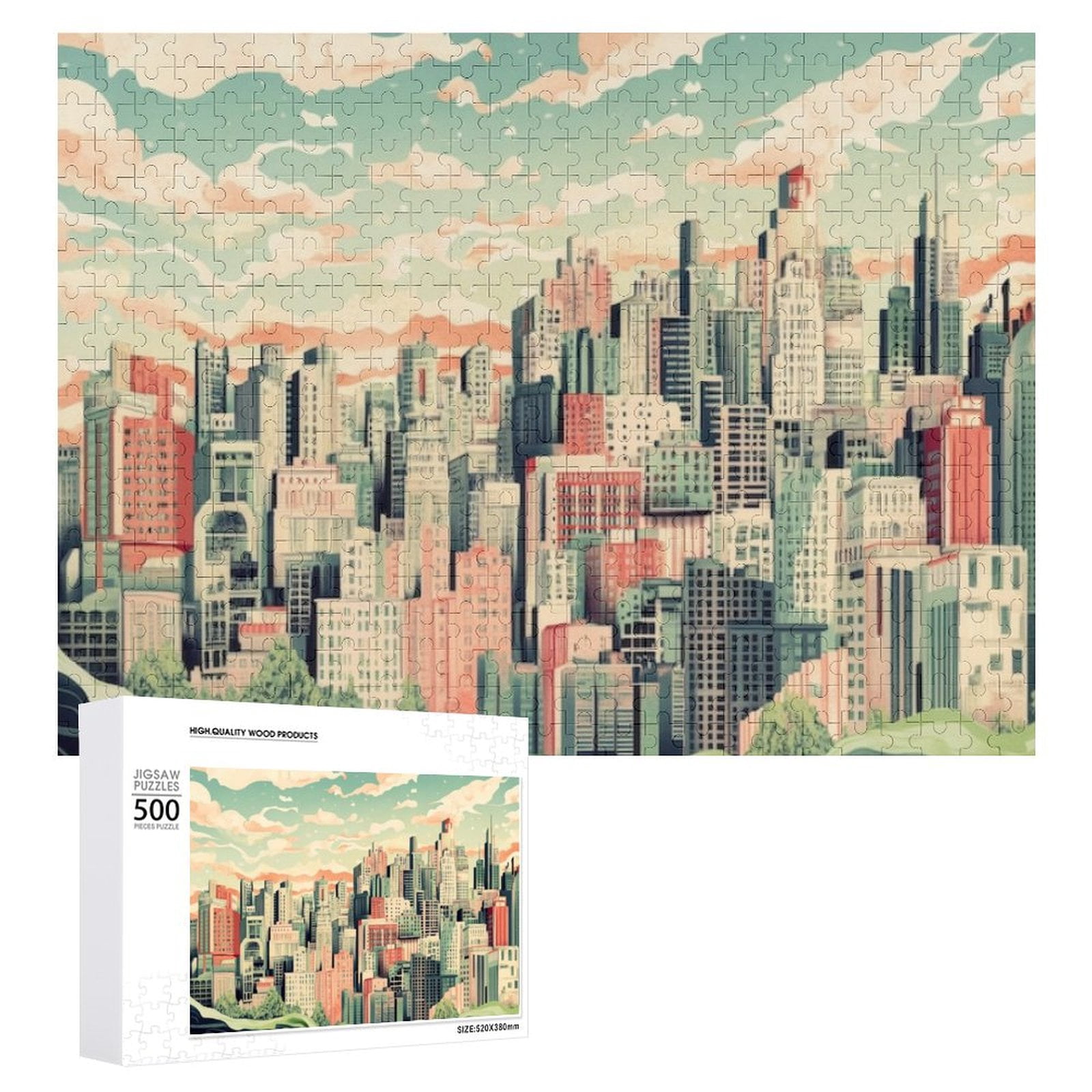 An impossible puzzle for adults to complete,Wooden Picture Puzzle ...