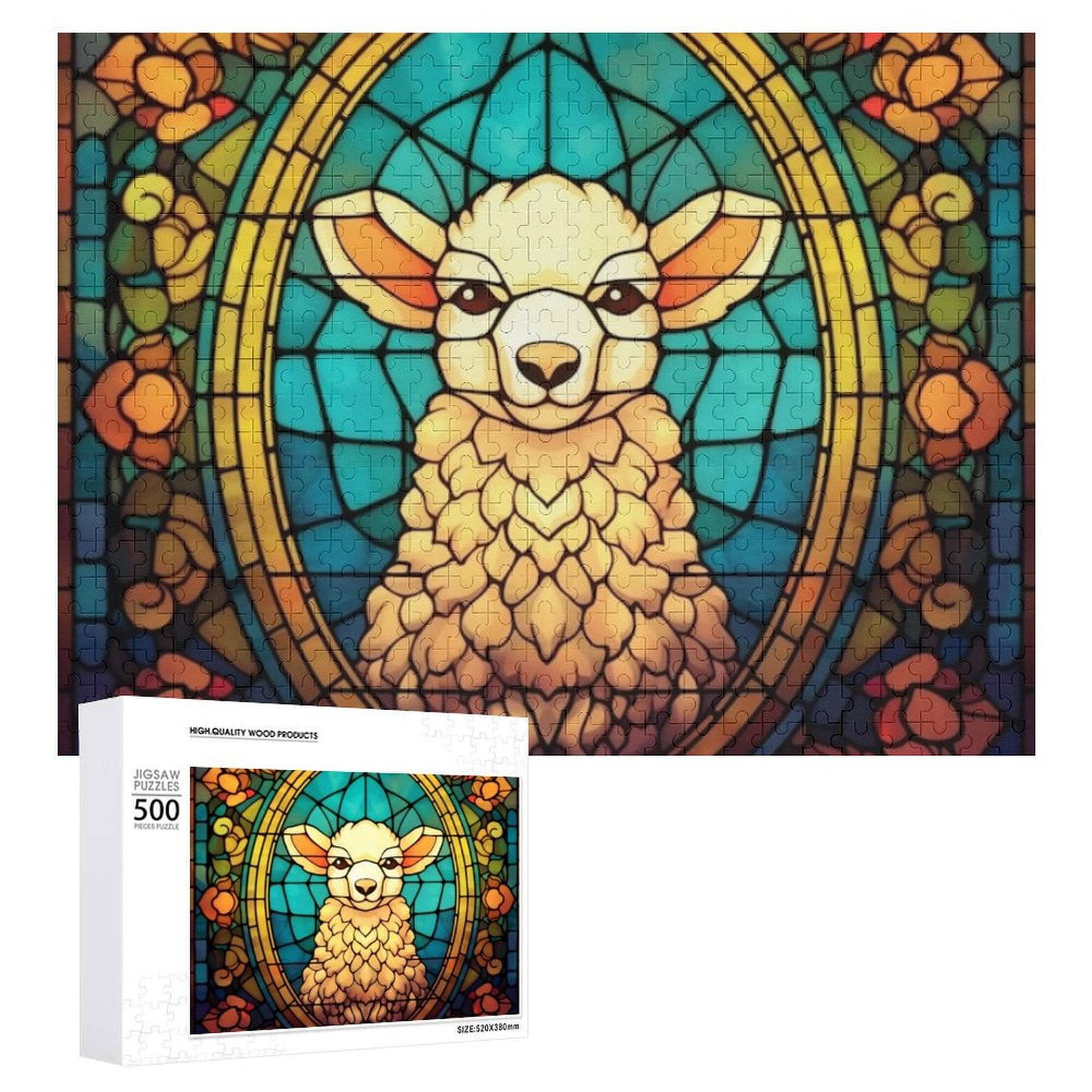An impossible puzzle for adults to complete,Wooden Picture Puzzle Close ...
