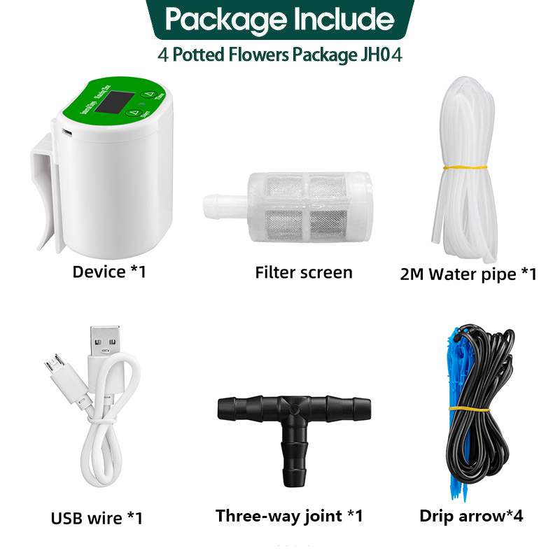 An intelligent timed automatic flower waterer, potted lazy watering ...