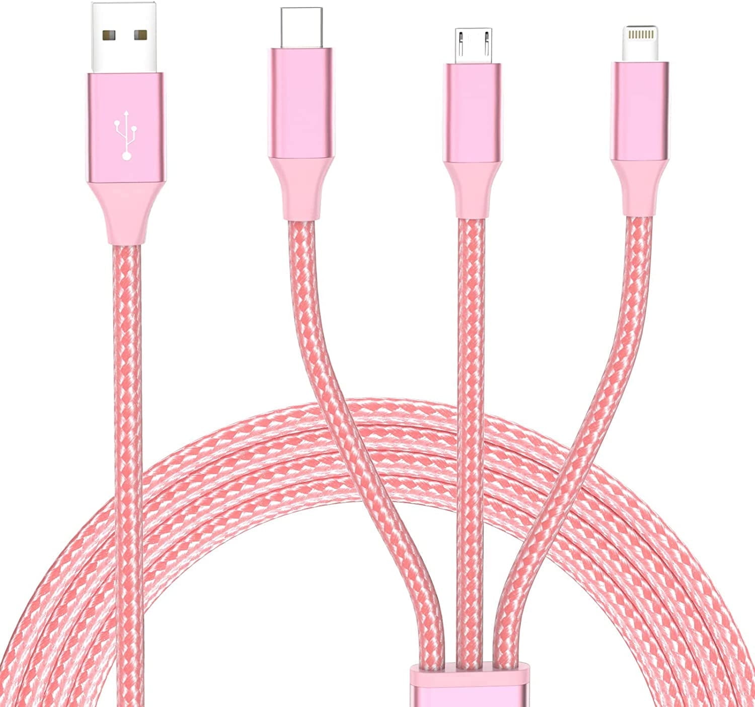 AnQILa Multi Charging Cable,Lightning Charger Data Cable Nylon Braided ...