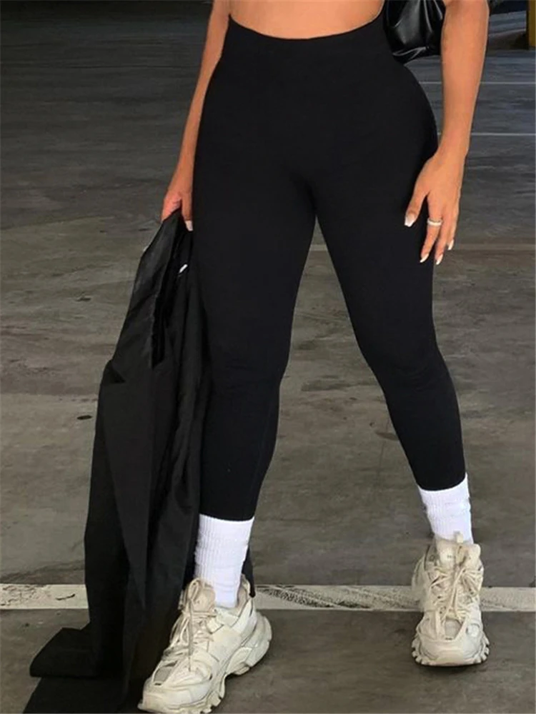 AnQingLueLv Ribbed Yoga Leggings Sports Tights Women Seamless Knit Yoga ...