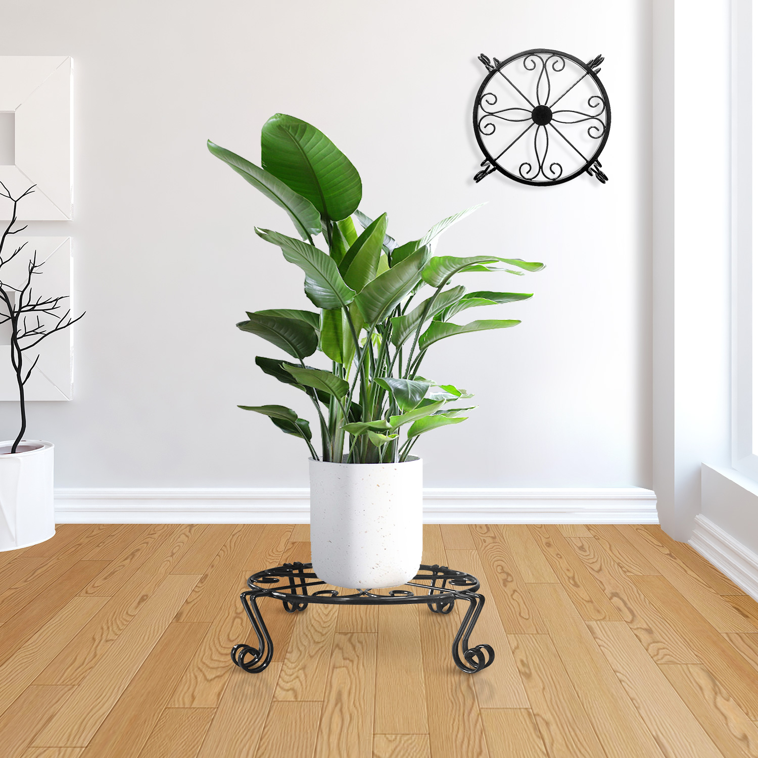 3 Pack Metal Plant Stand for Outdoor Indoor Heavy Duty Flower Pot ...