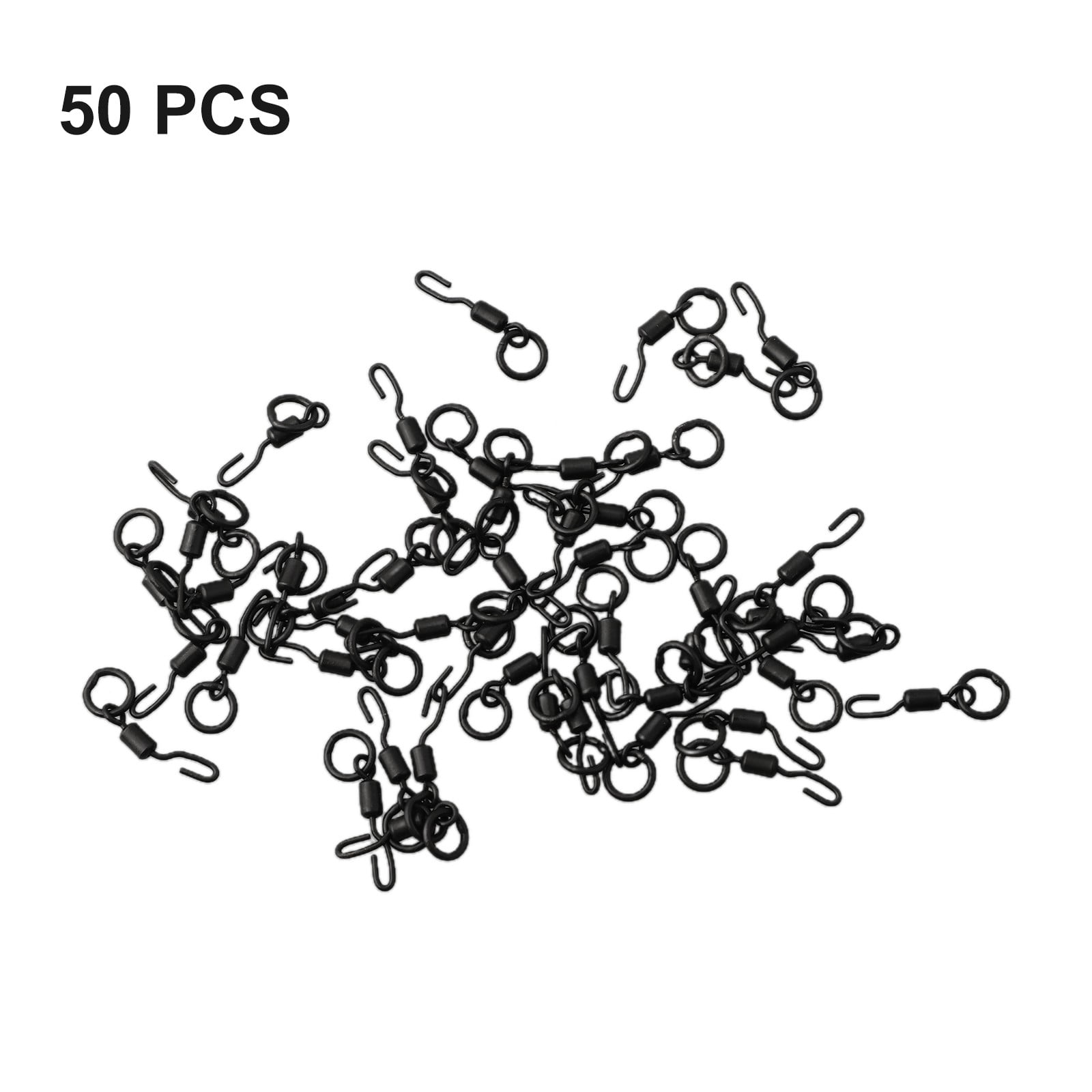 Ana 10/20/50/100pcs Spinner Swivels Ronnie Rigs Carp Fishing Quick Change Swivel Ronnie Rigs ...