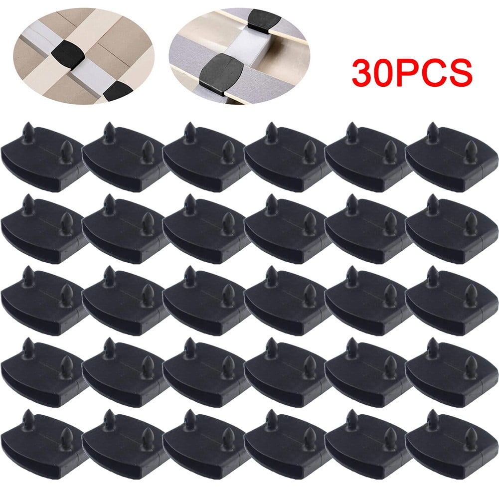 Ana 10/30pc Plastic Bed Slat End Cap Holders Sofa Bed Slat Sides Centre ...