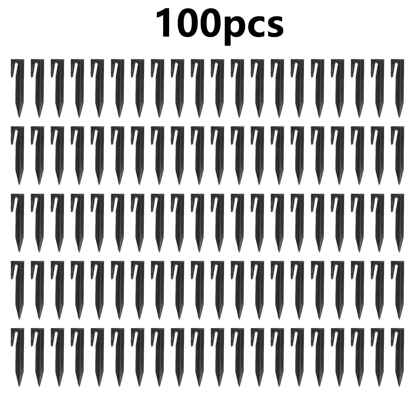 Ana 100Pcs Garden Lawn Mower Peg Environment-friendly Plastic Ground ...