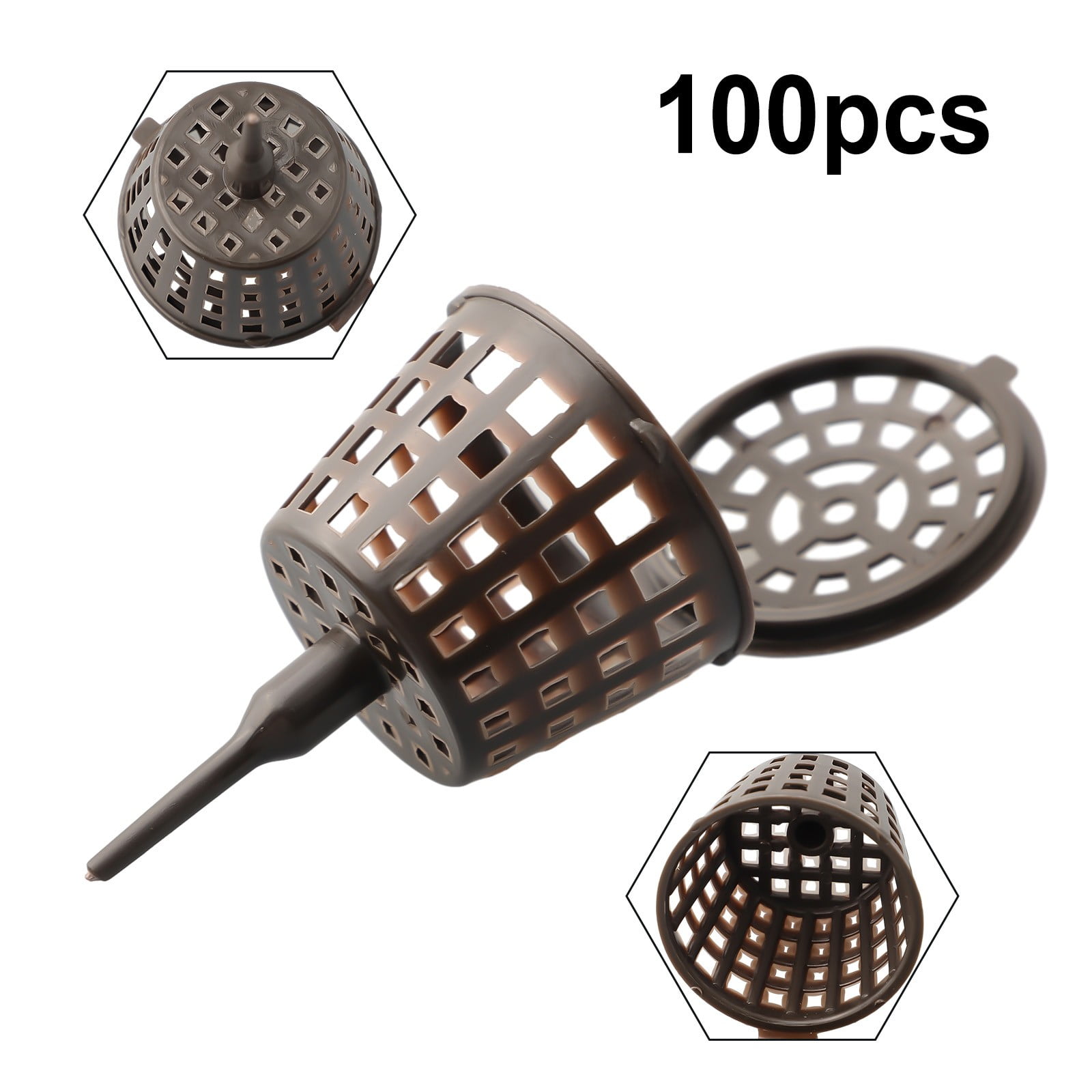 Ana 100Pcs Plant Fertilizer Baskets With Lid Orchid Cultivate Park Root ...