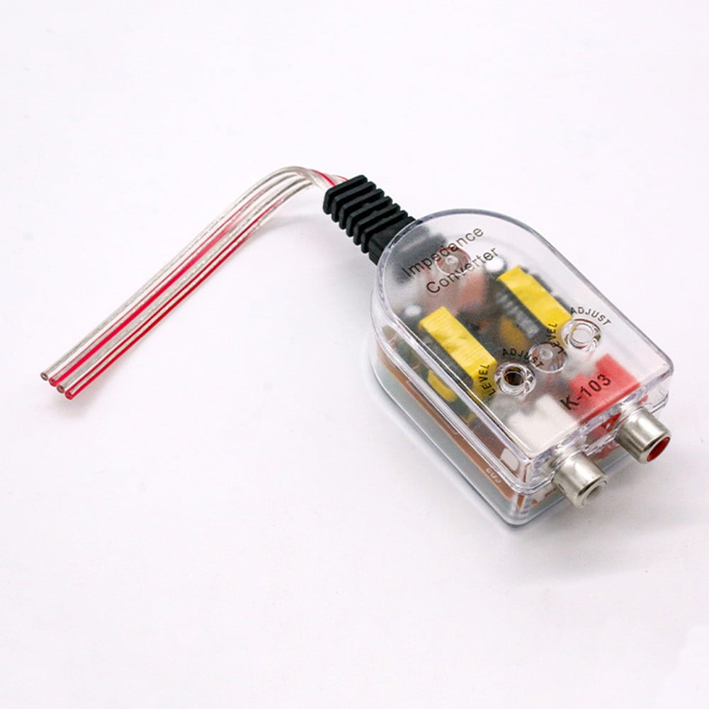 Ana 12V Car Stereo RCA Line Audio Converter Adjustable High to Low ...