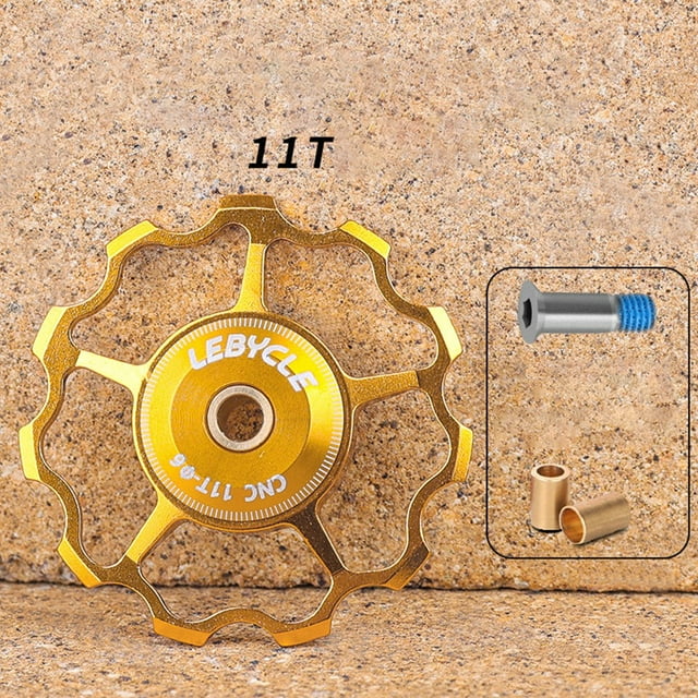 Ana 1PC Bicycle Steel Bearing Derailleur 11T /13T /15T Mountain Road Bike Rear Derailleur Pulley ...