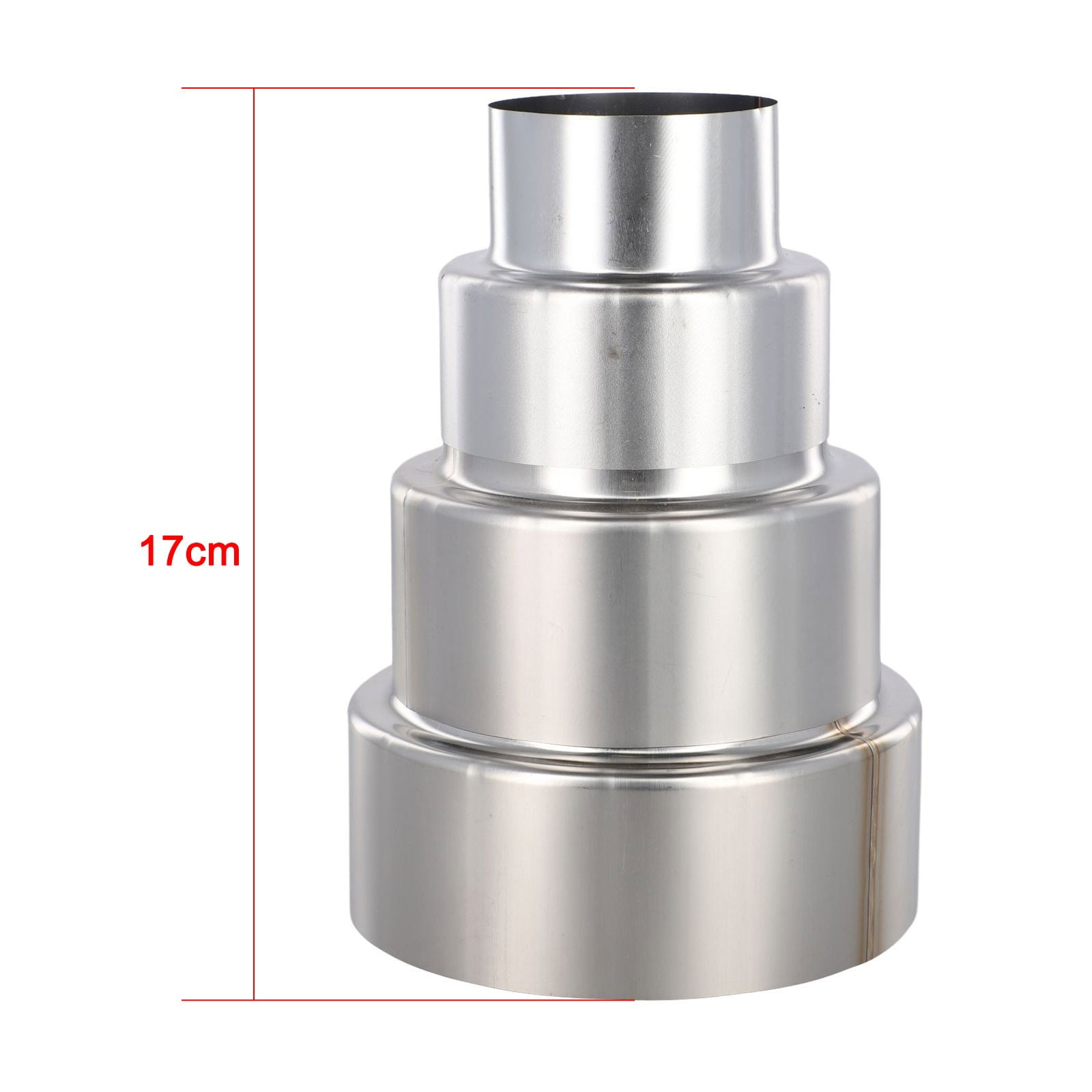 Ana 1pc Stove Pipe Extension Reduction Connector Stainless Steel Flue ...