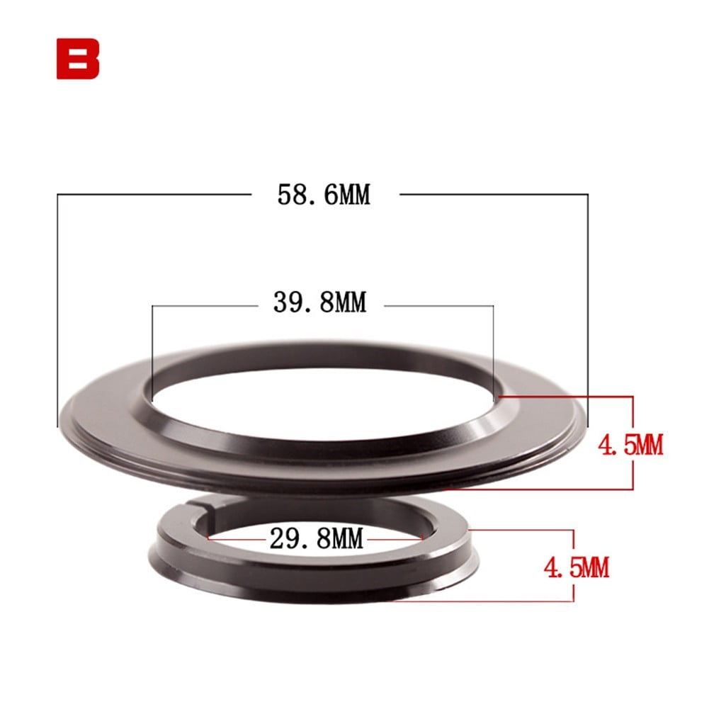 Ana 1pcs Bike Tapered Fork Headtube Reducer Headset Adapter Bike ...