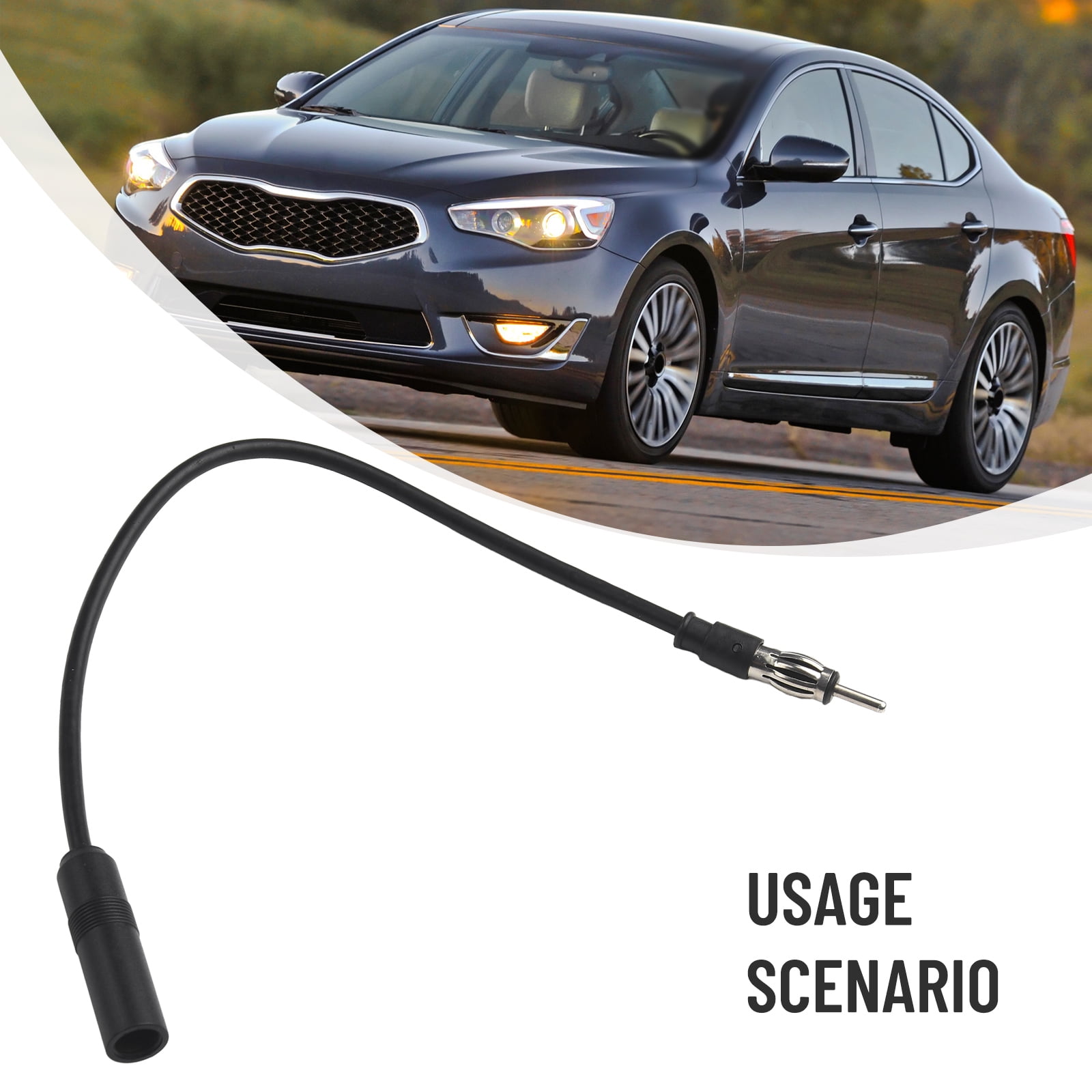 Ana 1x FM Radio Antenna Extension Cable Cord Portable Accessory Fit For ...