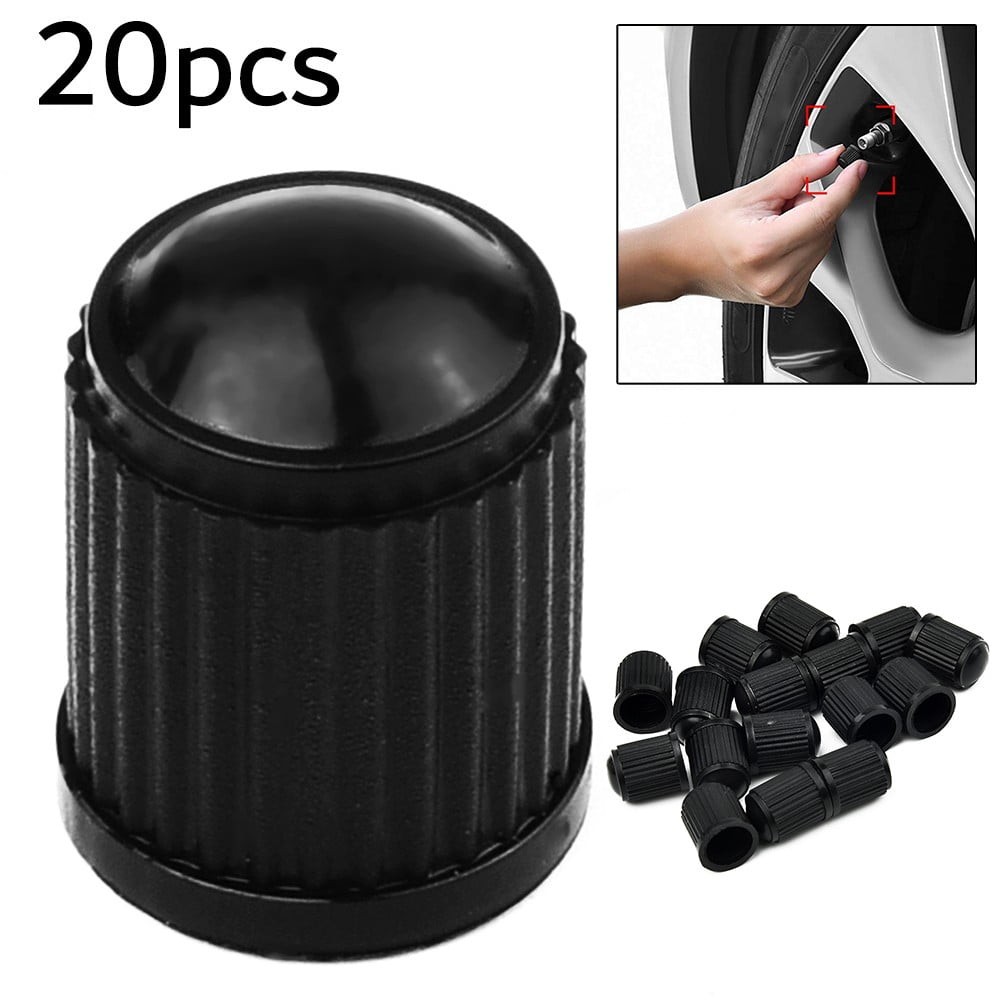 Ana 20PCS Car Tyre Valve BlaFor CK Bike Tyre Plastic Cap Dome Shape ...
