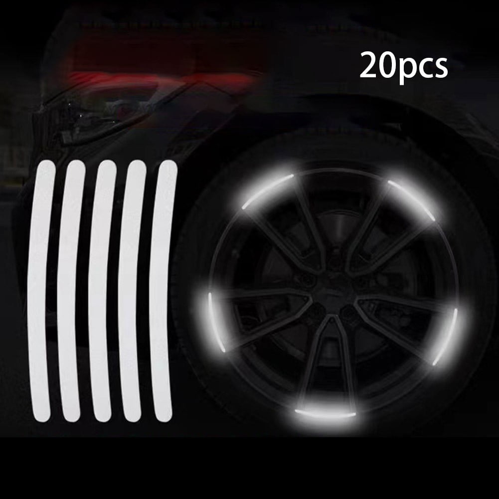 Ana 20X Reflective Car Wheel Rim Decal Sticker For Car Motorcycle Bike ...
