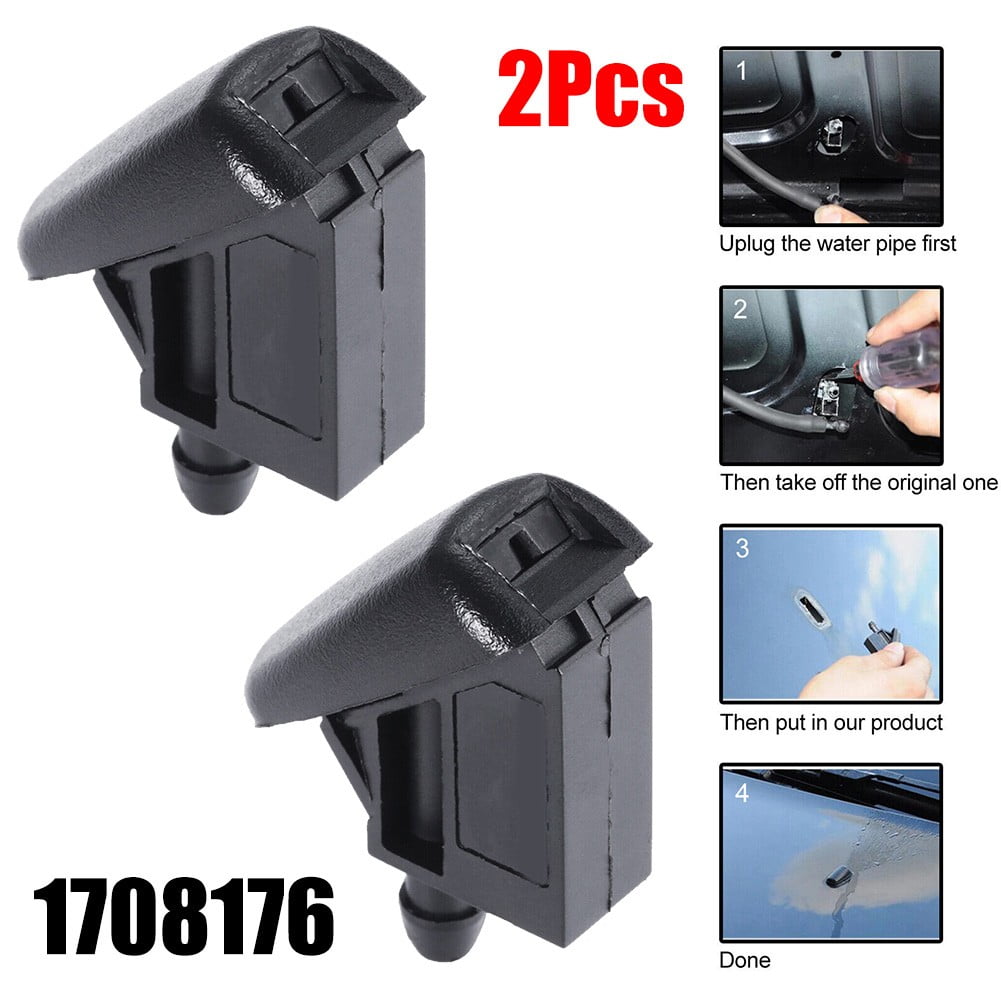 Ana 2Pcs Car Front Windshield WasherJet Nozzle For Ford Focus Mk2 2004 ...
