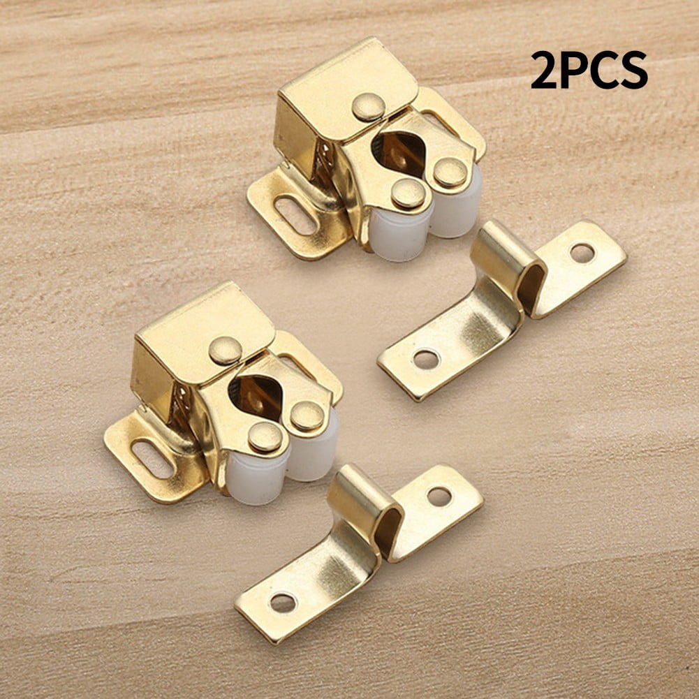 Ana 2Pcs Double Roller Catches Cupboard Cabinet Door Latch Antique ...