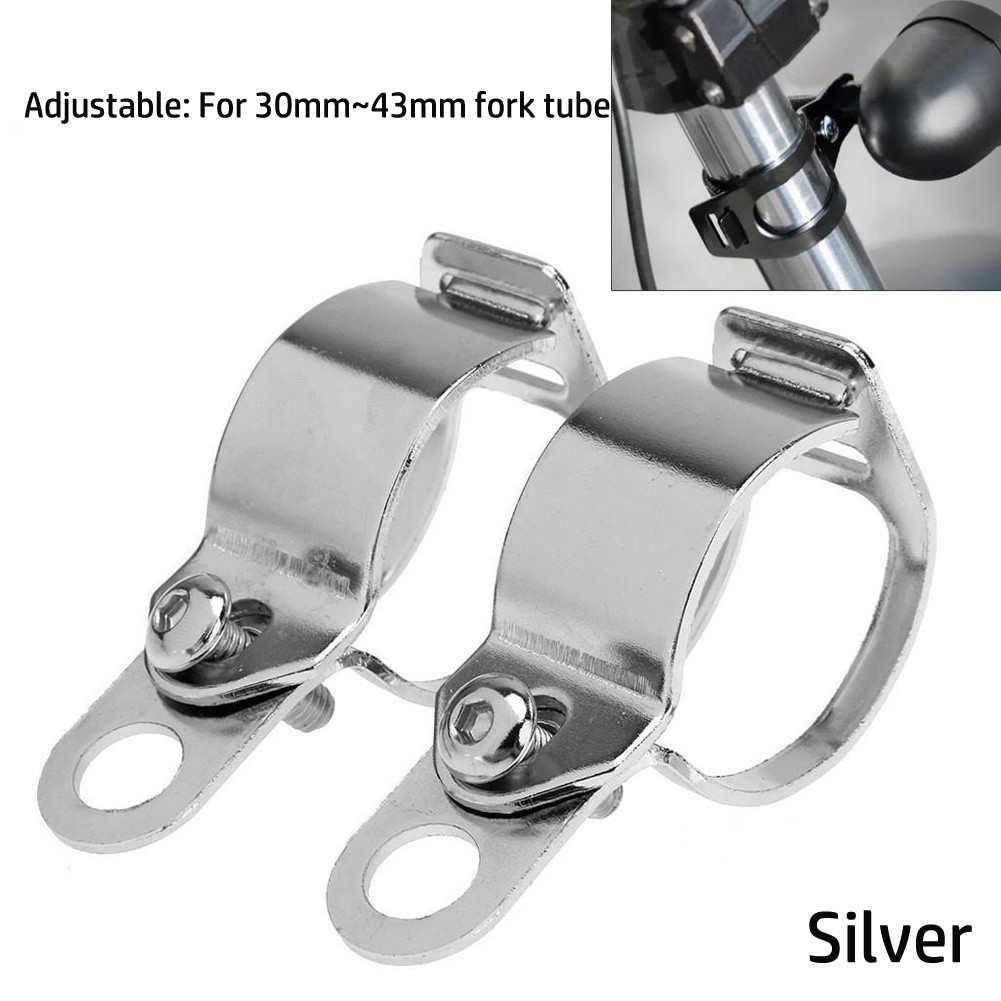 Ana 2Pcs Motorcycle Headlight Mount Bracket Fork Ear Chopper Headlamp ...
